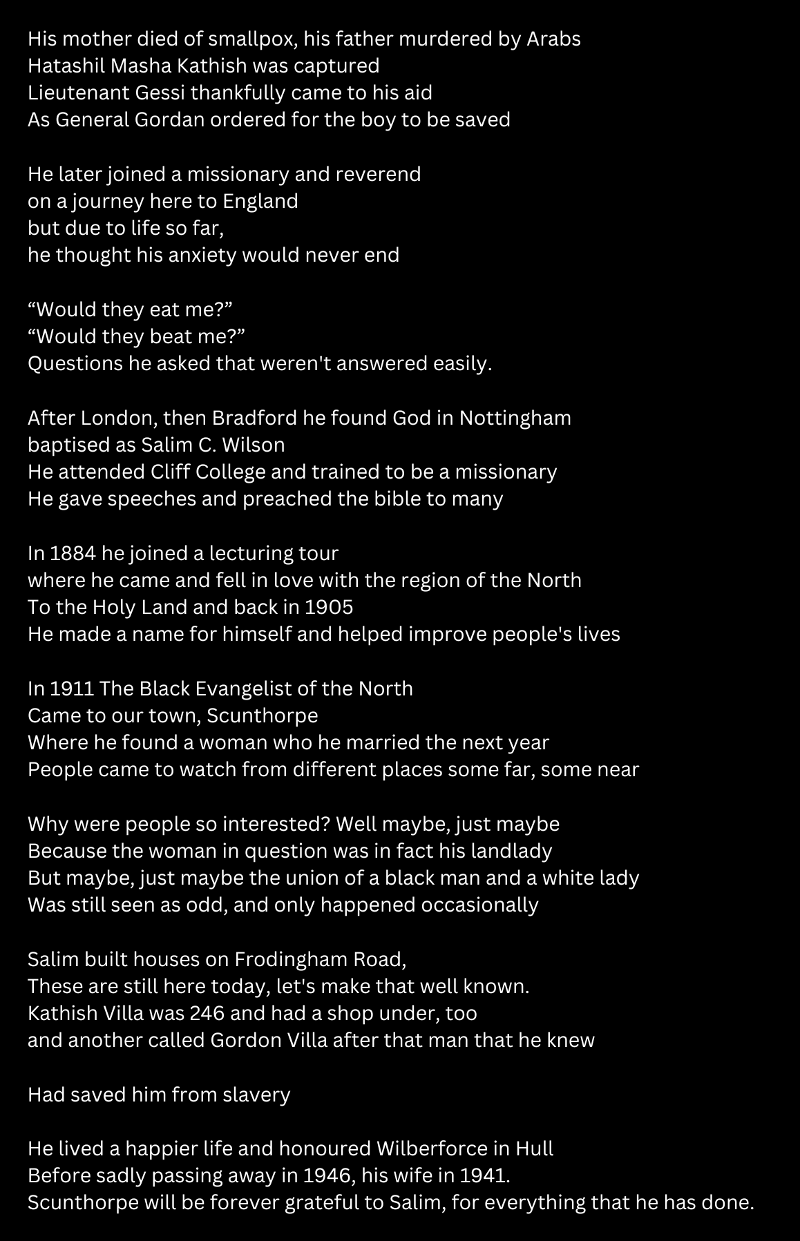 The Black Evangelist of the North - North Lincolnshire Museum